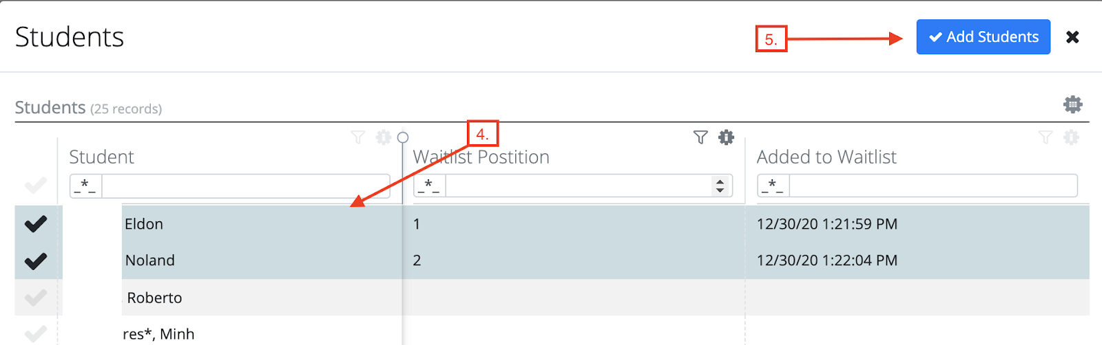 ALE Application: Using the Waitlist Feature – School Data Solutions