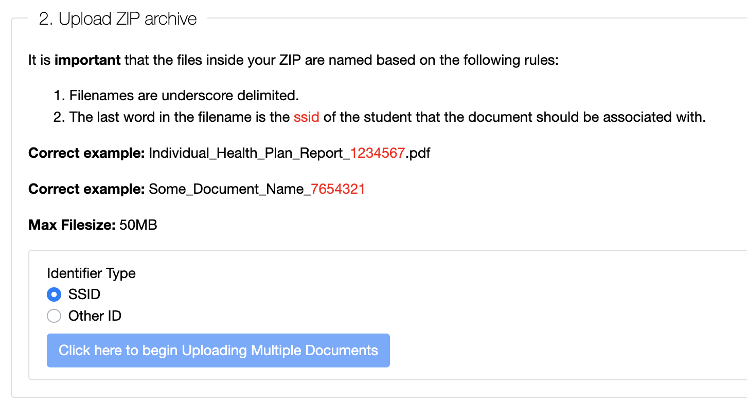 Uploading Student Documents - Student Details Manager – School Data ...