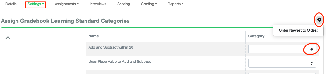 Creating a Gradebook - Settings Tab – School Data Solutions
