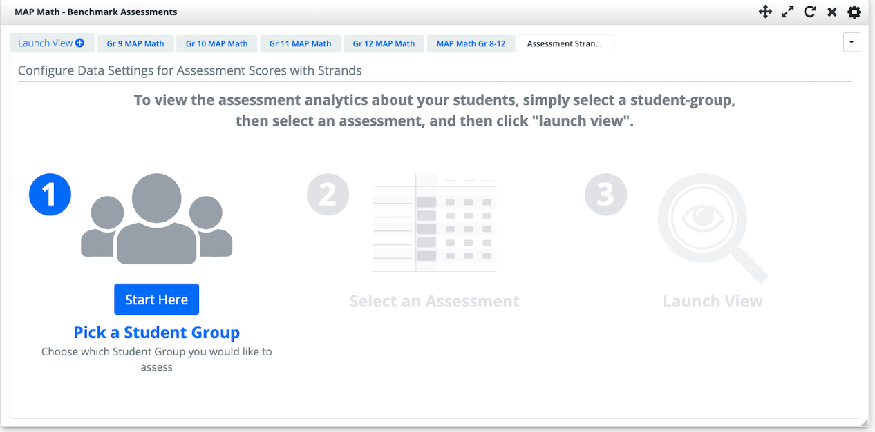 📝 Using Assessments Launch View V2 – School Data Solutions