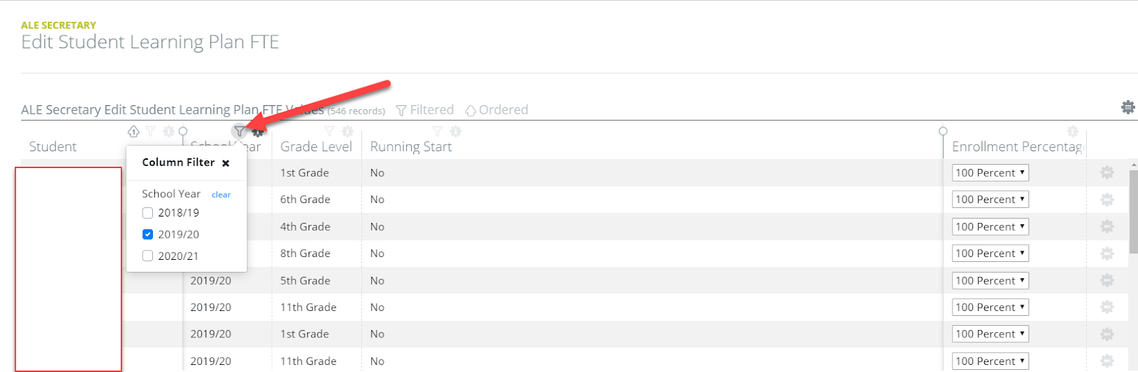 ALE Application: Setting up a New School Year – School Data Solutions