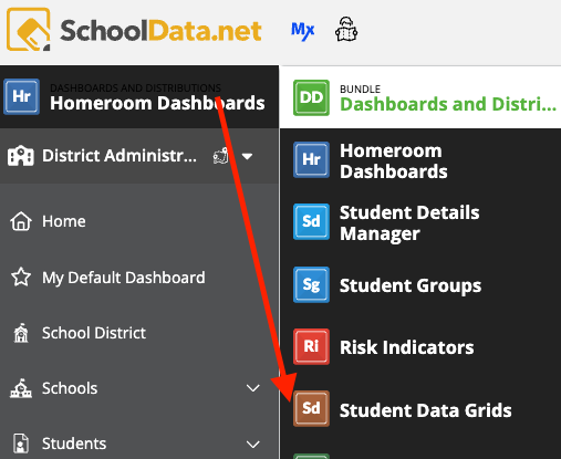 📉 Student Data Grid Guide (Connect) – School Data Solutions