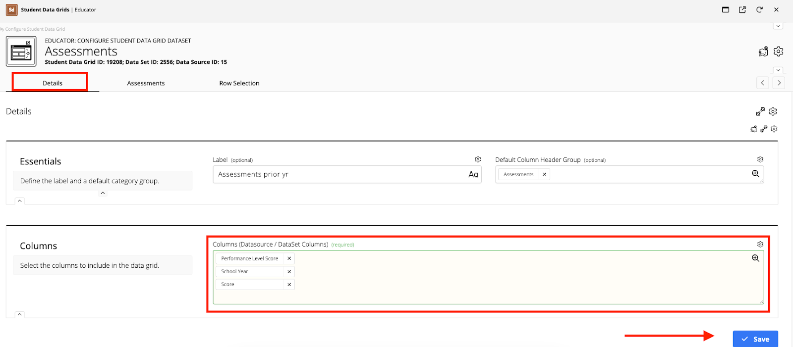📉 Student Data Grid Guide (Connect) – School Data Solutions