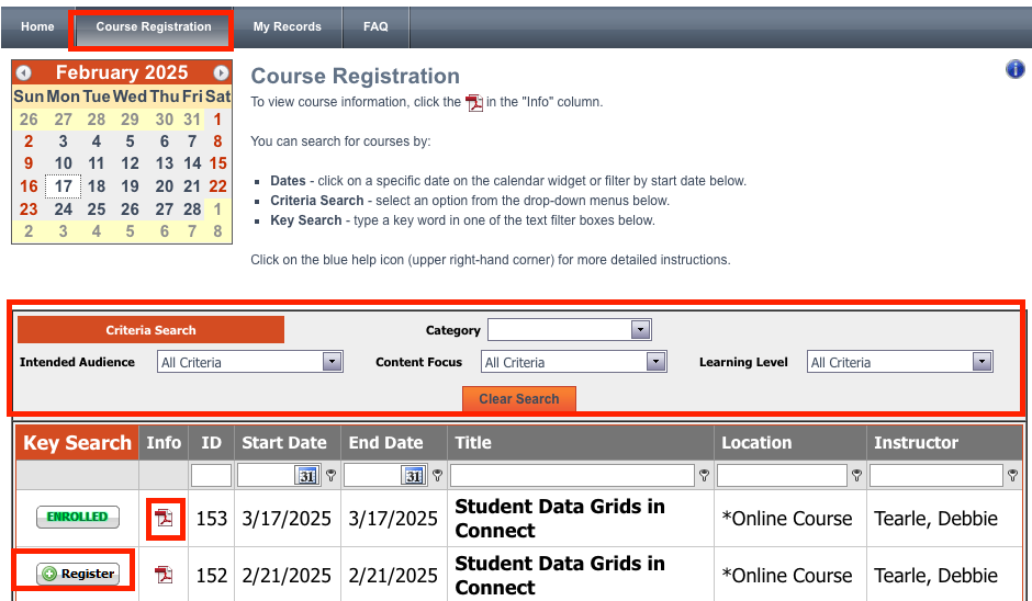 ️ Registering for SchoolData.net Professional Development Sessions ...