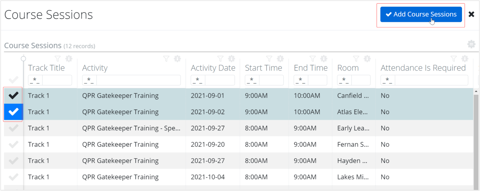 Registering for a Course V2 – School Data Solutions