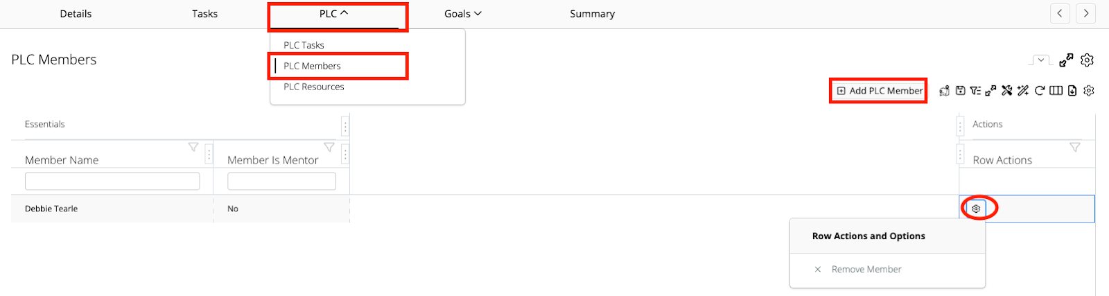 EVALUATOR: Professional Learning Community (PLC) (Connect) – School Data Solutions