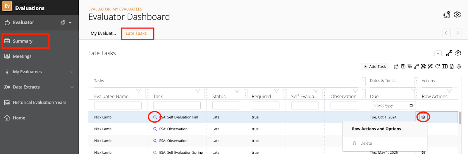 📌 EVALUATOR Dashboard (Connect) – School Data Solutions