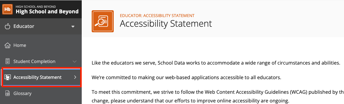📌 High School and Beyond Student Guide CONNECT – School Data Solutions