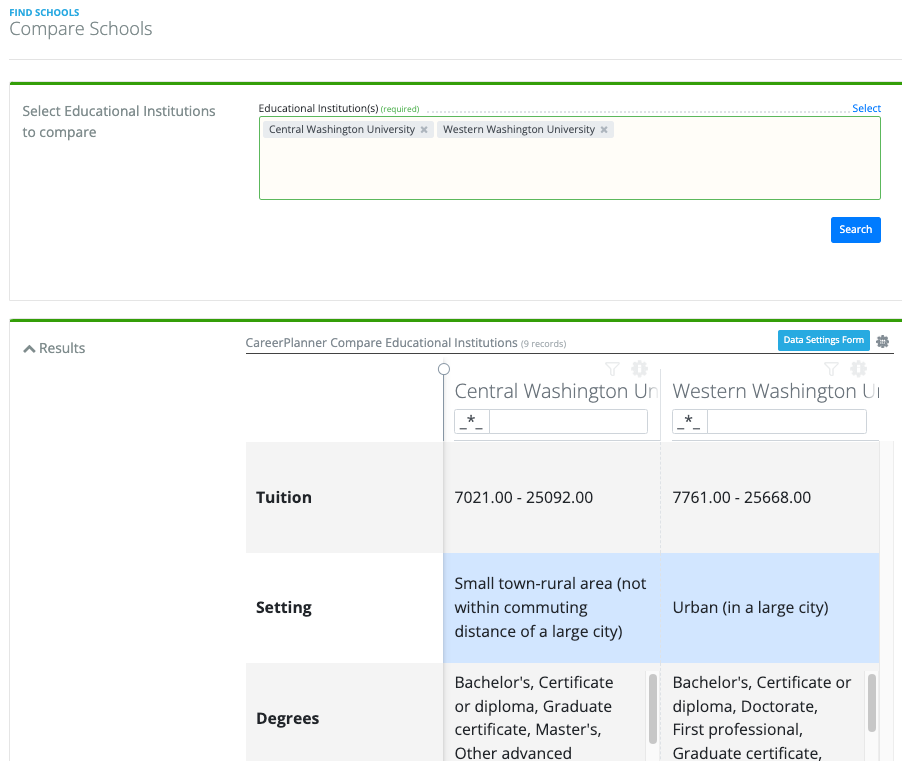 🛣️ Navigating Career Planner V2 – School Data Solutions
