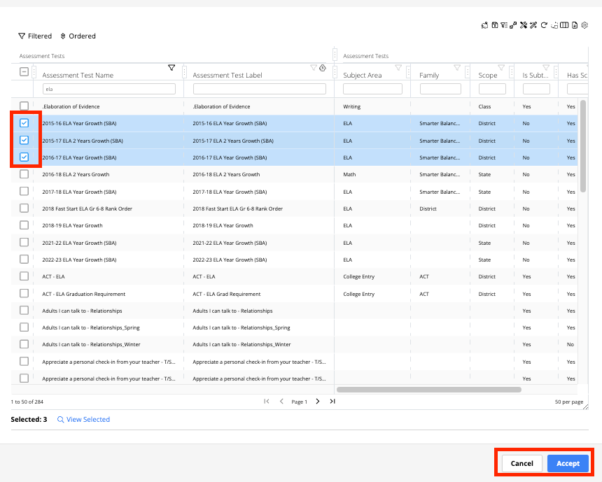 📝 Creating and Managing Assessment Sets (Connect) – School Data Solutions